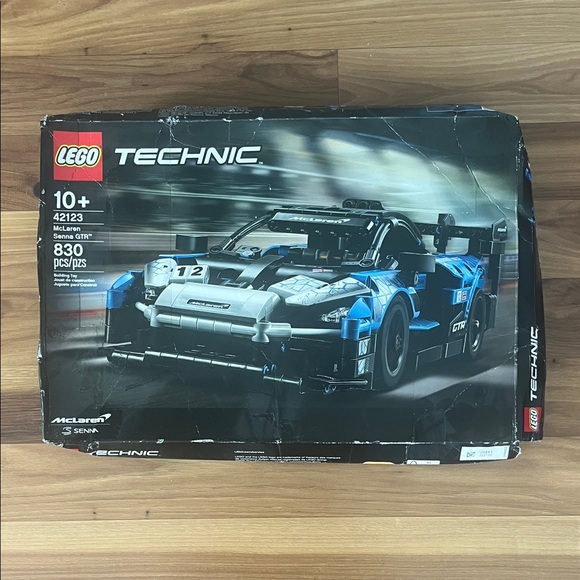 Lego | Toys | Lego Technic Blue And Black Race Car Set | Poshmark